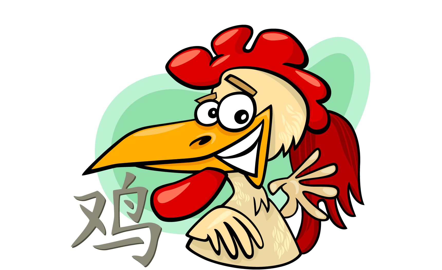 Signe Chinois: le Coq 🐓 Caractère et description complète